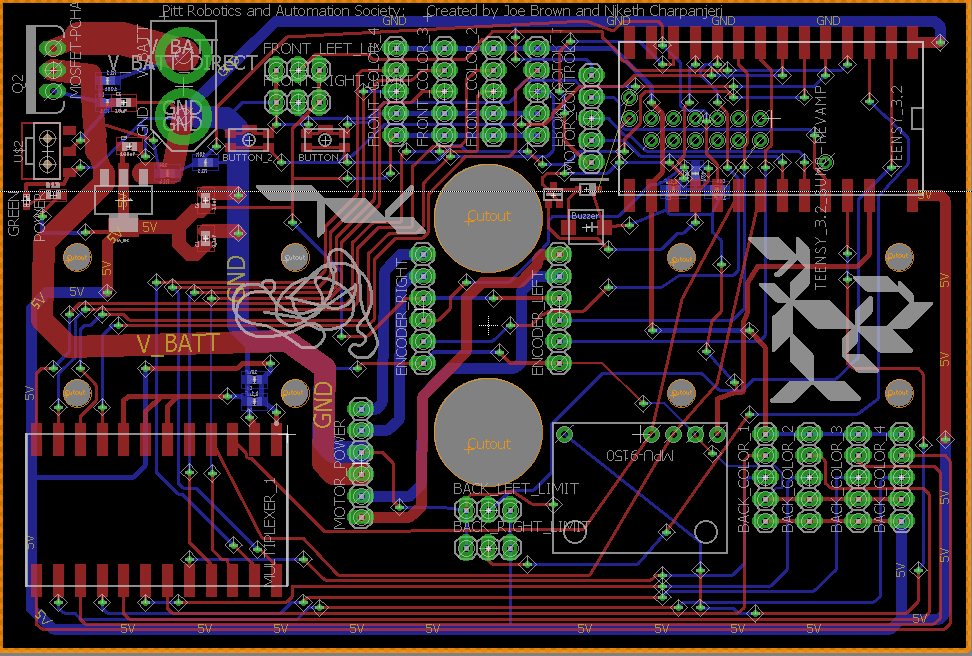 Custom PCB Design for Whiteboard Erasing Robot – Joe Brown